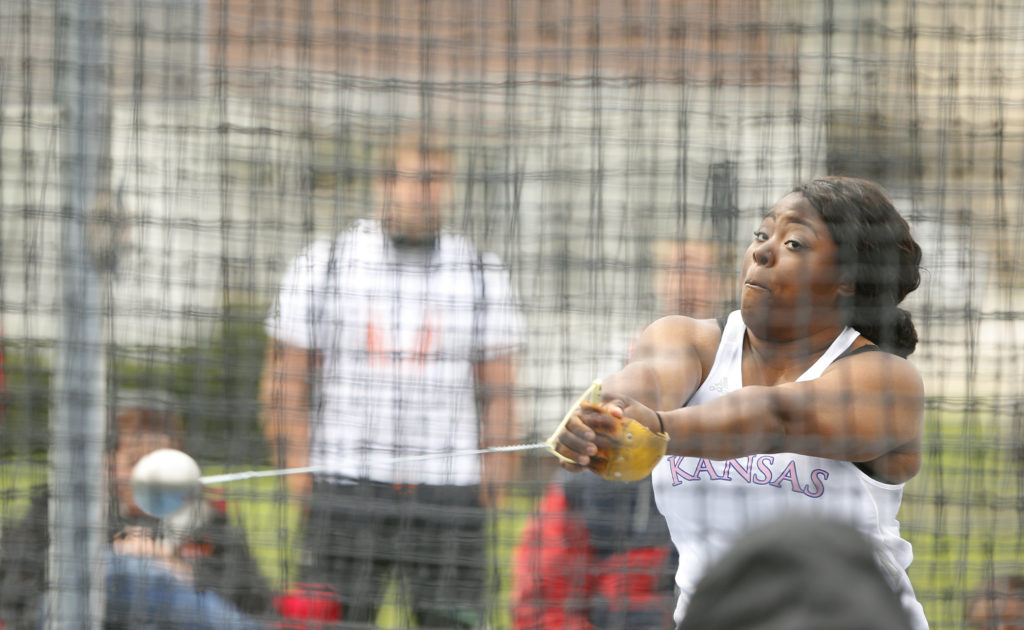 Hammer time: Med school-bound Levy competes as KU thrower while she can ...
